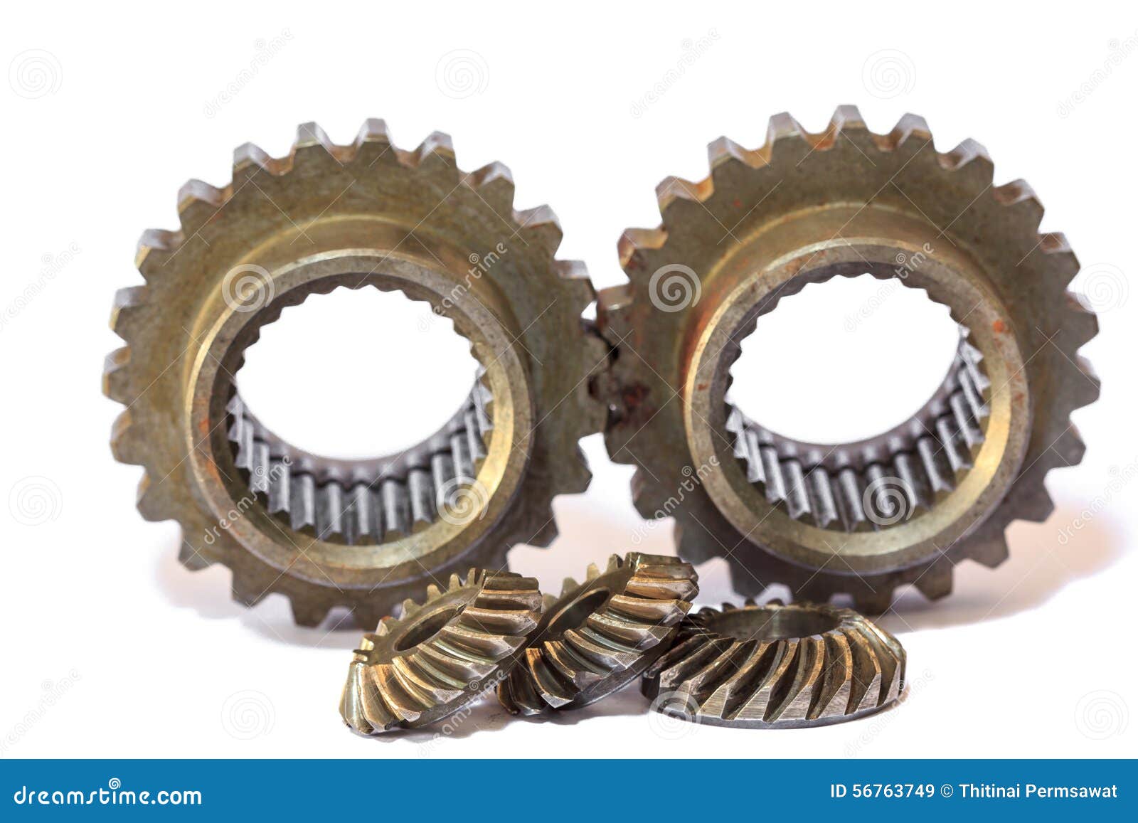 Metal Cog Wheels Bonding Together Stock Image - Image of cogwheel ...