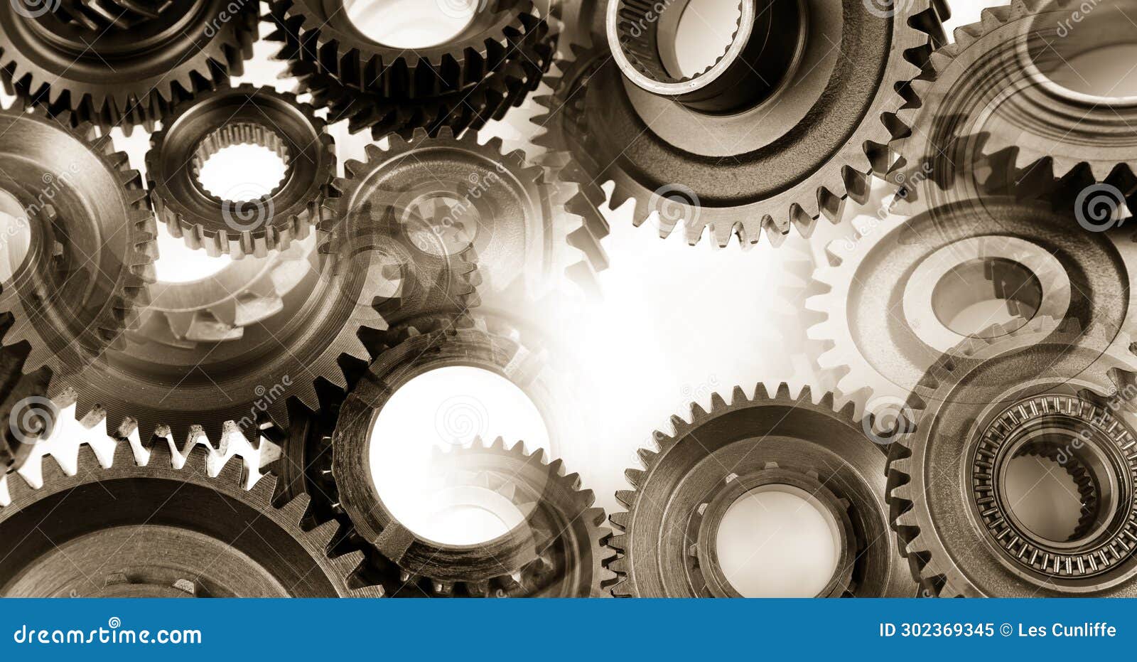 Metal cogs binding stock image. Image of metaphor, engineering - 302369345