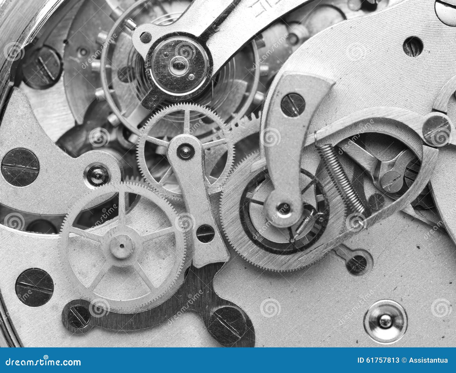 Clockwork Toy White Train On Railroad Stock Photography | CartoonDealer ...