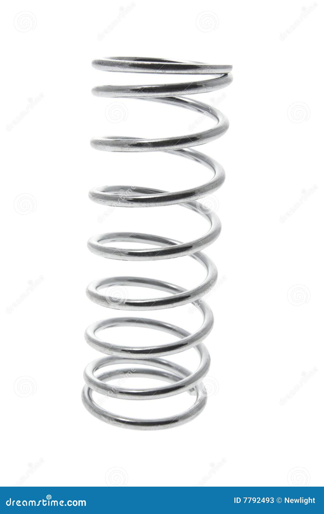 Metal Coil stock image. Image of isolated, circles, metal - 7792493
