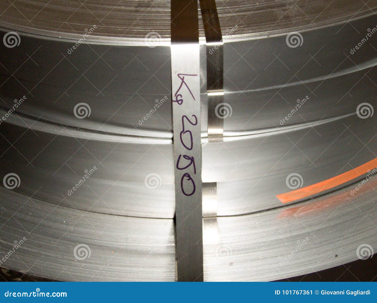 Metal Coils Plant. Industrial Environment Stock Image - Image of ...