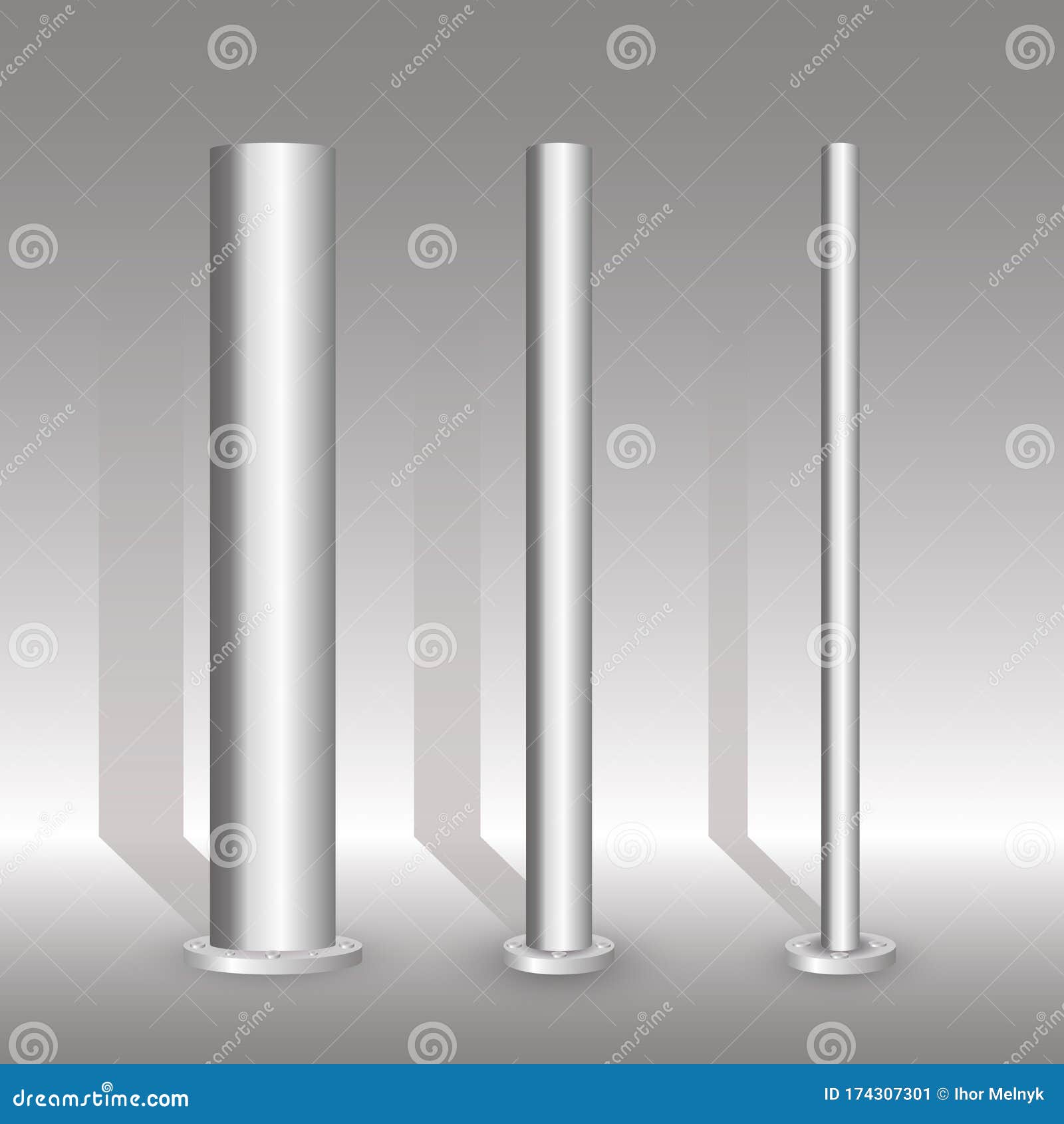 Metal Column Metal Pole Stock Illustrations – 852 Metal Column Metal ...