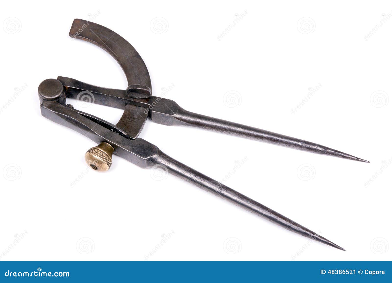 Metal compass stock image. Image of architect, construction - 48386521