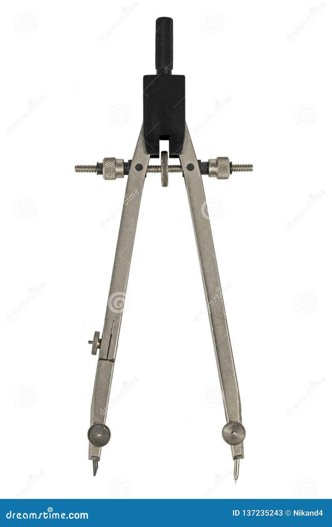 Metal Compass On Question Mark Background. Stock Photography ...