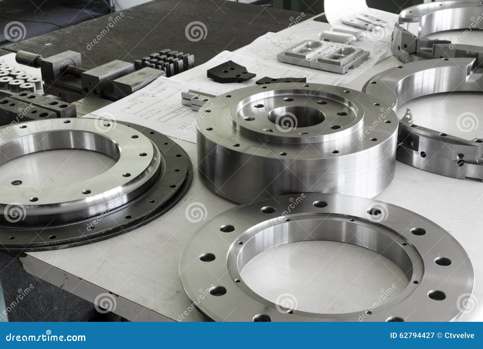 Metal component stock image. Image of machine, hard, paper - 62794427