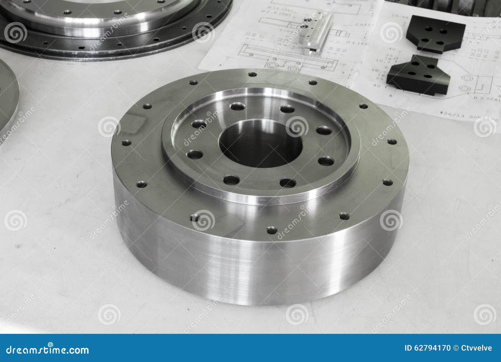 Metal component stock photo. Image of chrome, insert - 62794170