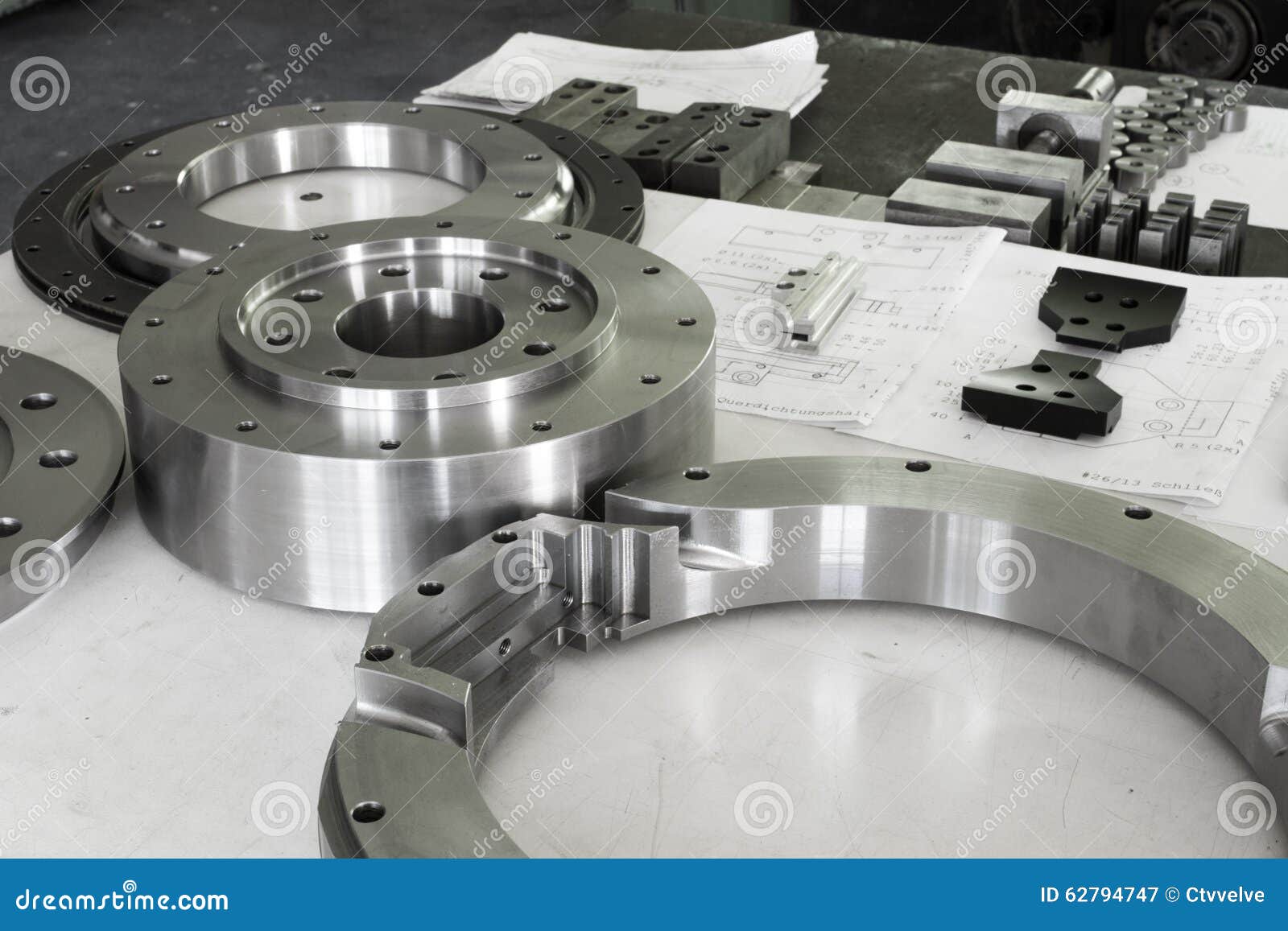 Metal component stock image. Image of parts, fabrication - 62794747