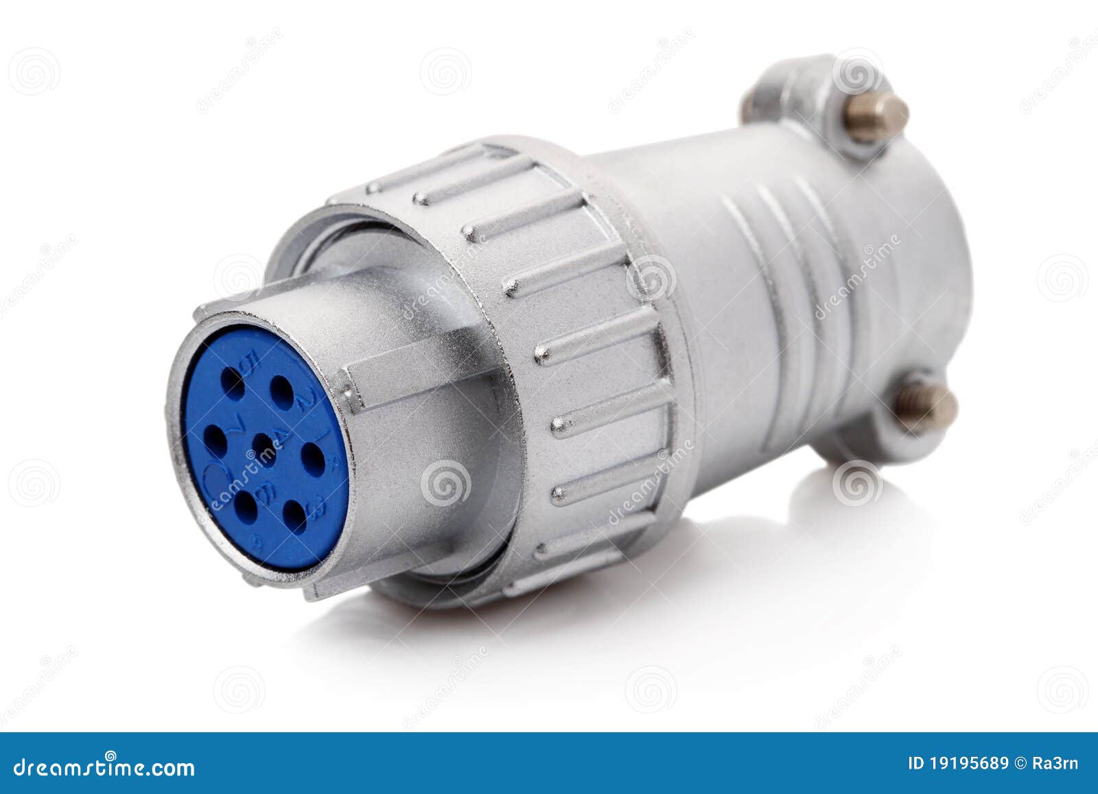 Metal connector stock image. Image of round, products - 19195689
