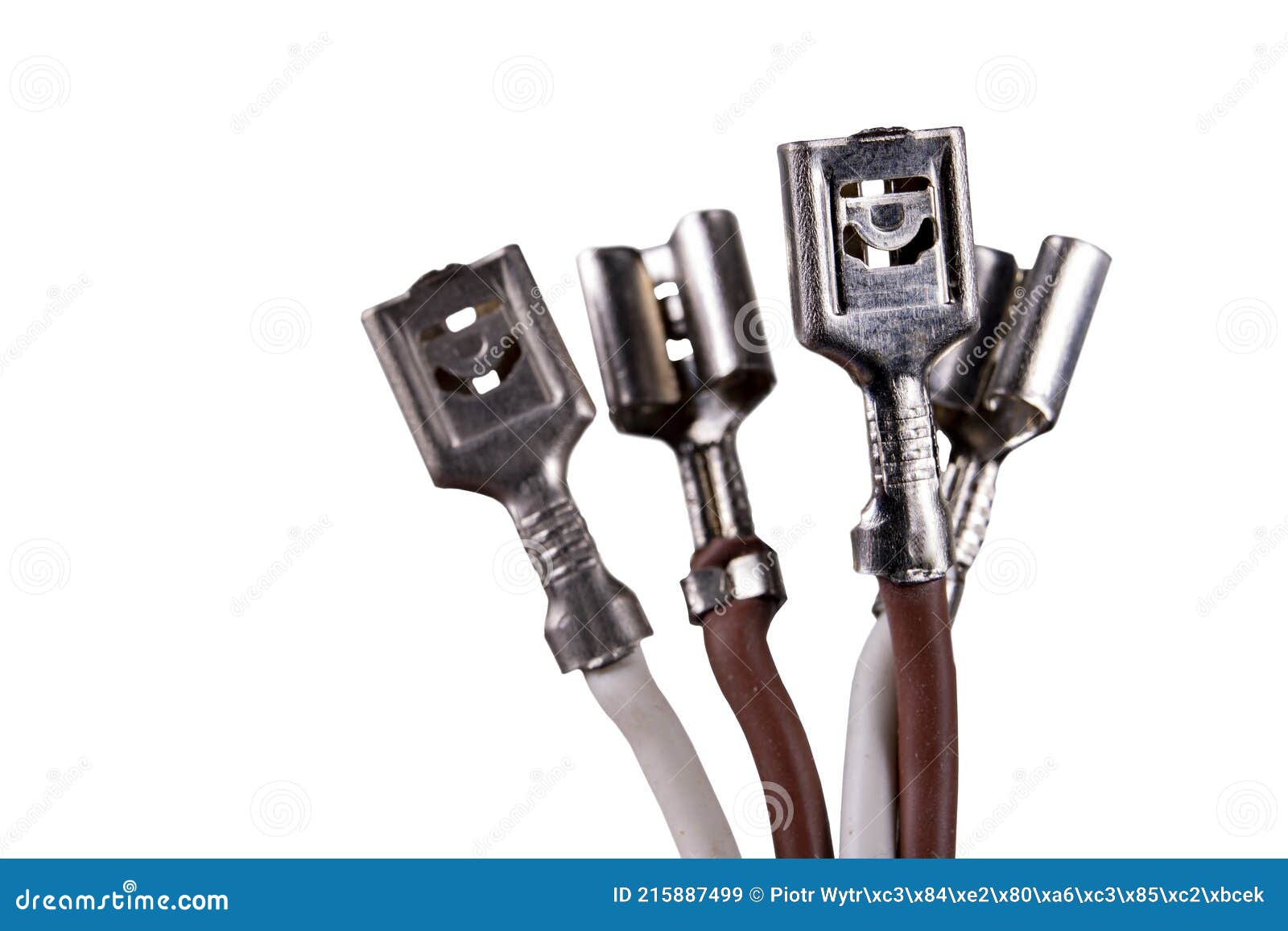 Metal Connectors Mounted on the Ends of the Cables. Accessories Used in ...