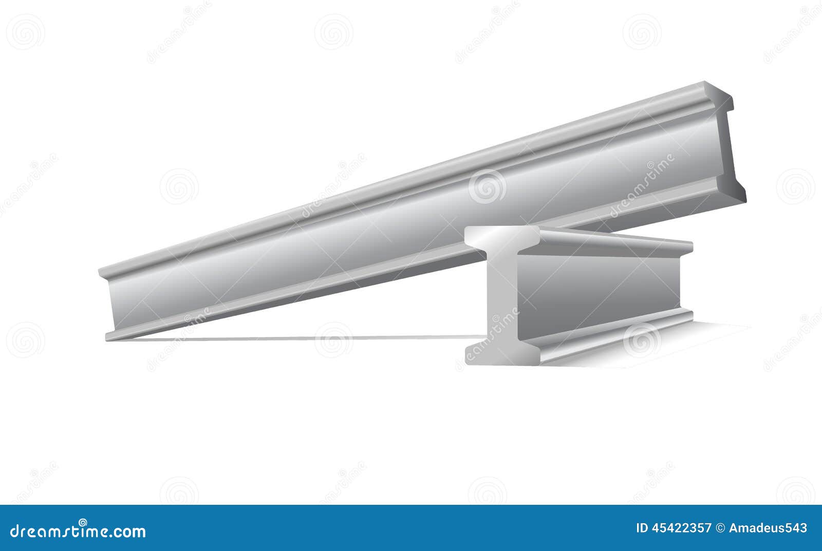 Metal construction beams stock vector. Illustration of iron - 45422357