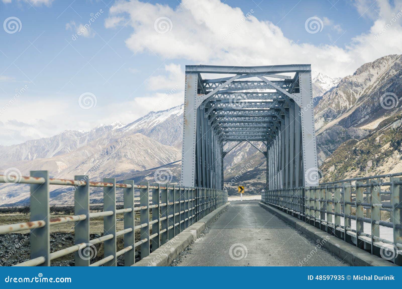 Metal construction bridge stock image. Image of construction - 48597935