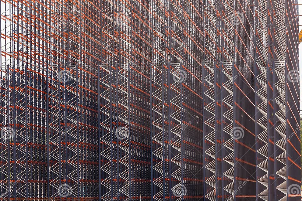 Metal Construction on the Sky Background Stock Image - Image of ...