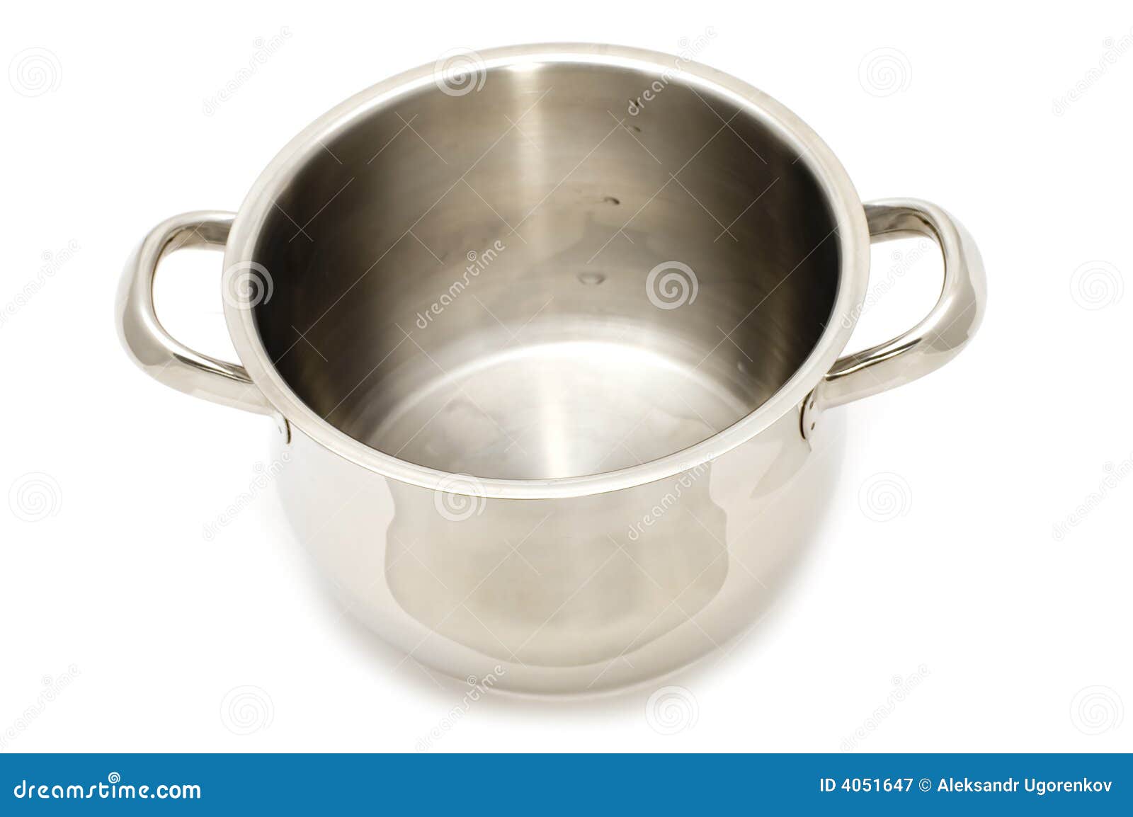Metal cooking pan stock image. Image of metal, isolated - 4051647