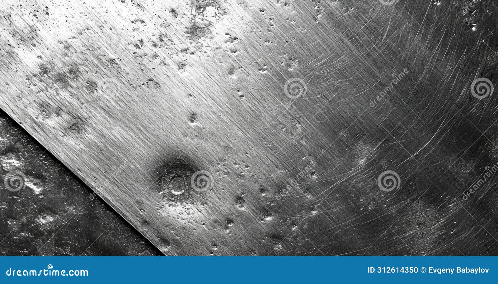 Metal Corrosion, Dents, Scratches on a Panoramic Sheet of Metal - AI ...