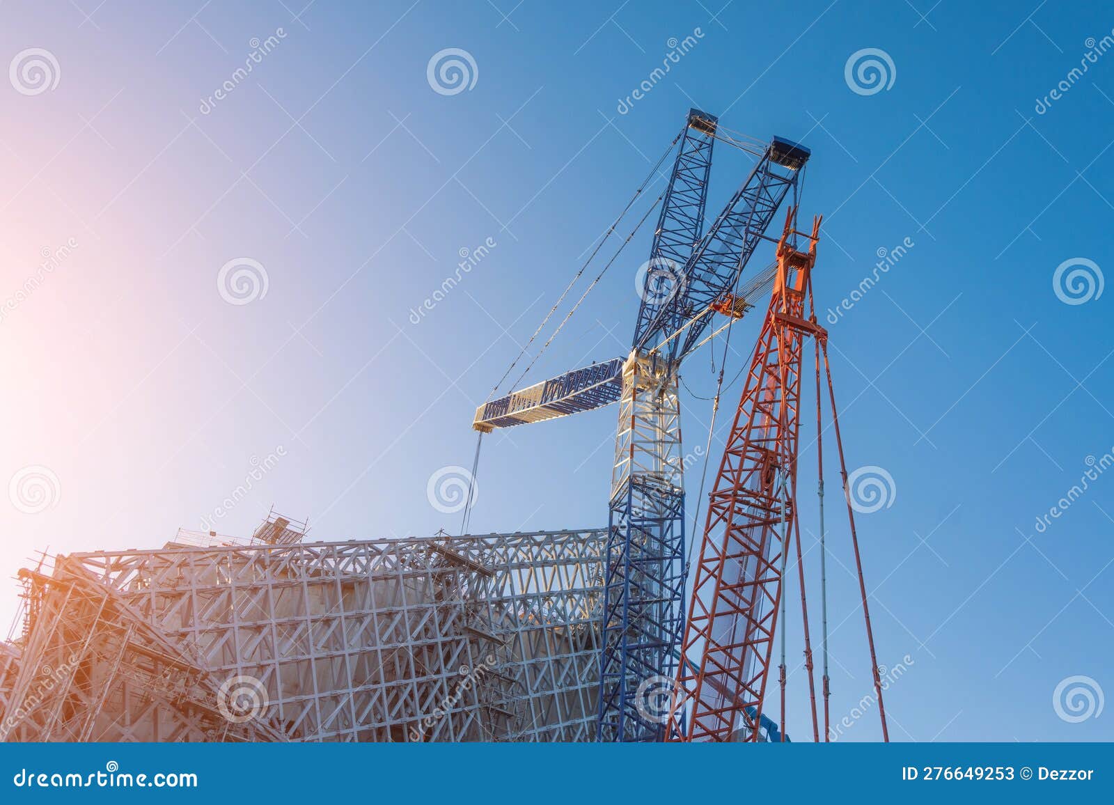 An Old Metal Crane At The Pier Of The Fourth Northern Fort Of Zverev ...