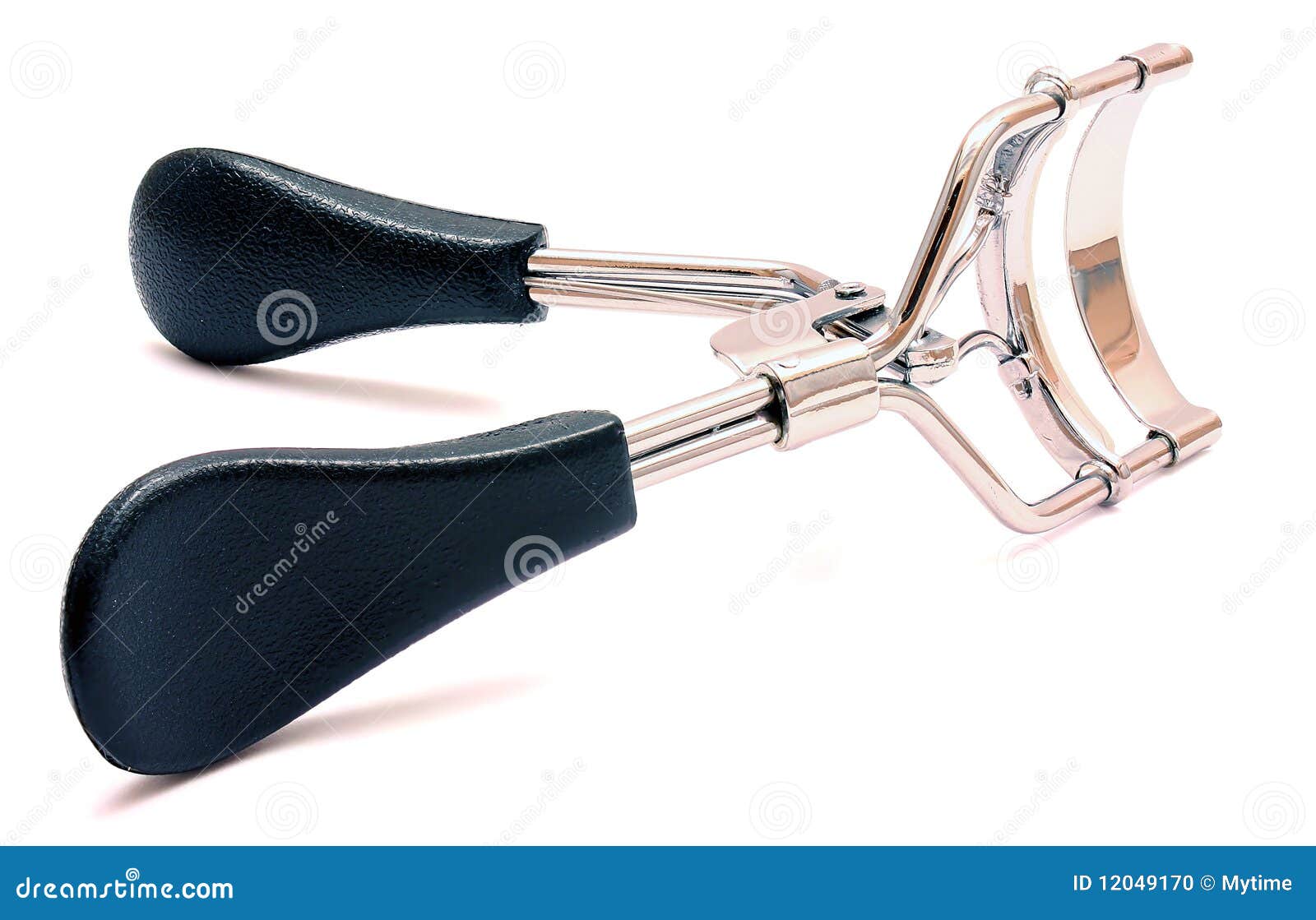 Metal curler for eyelashes stock photo. Image of macro - 12049170
