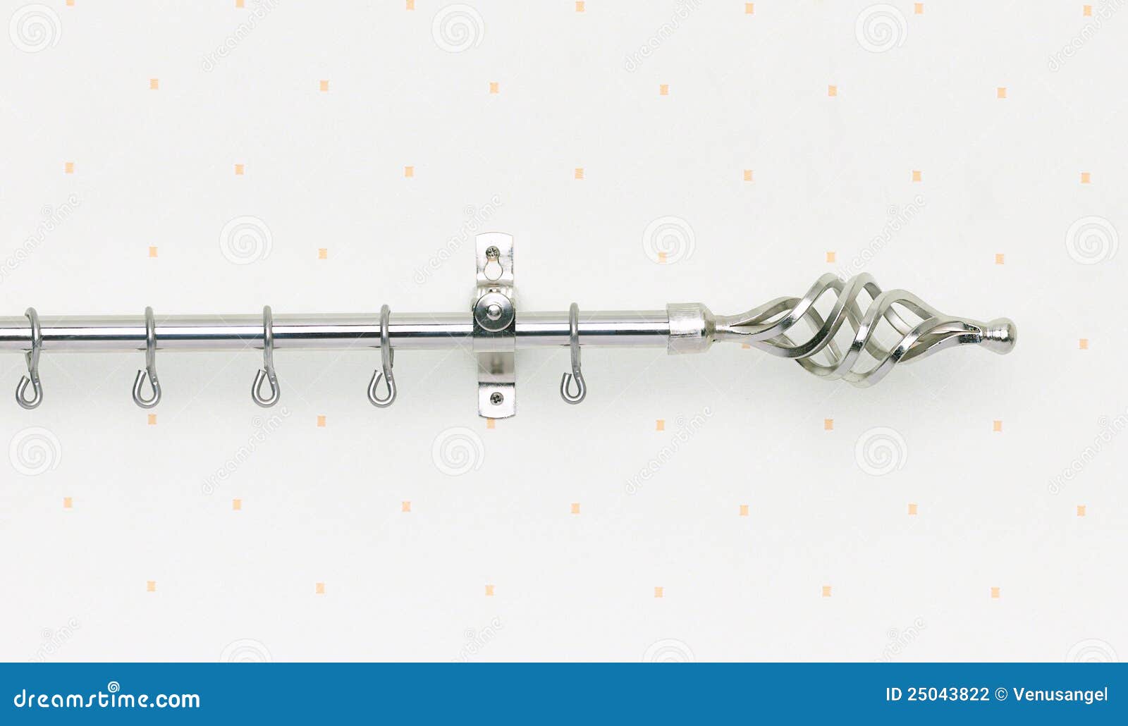 Metal curtain rail stock photo. Image of axis, textile - 25043822