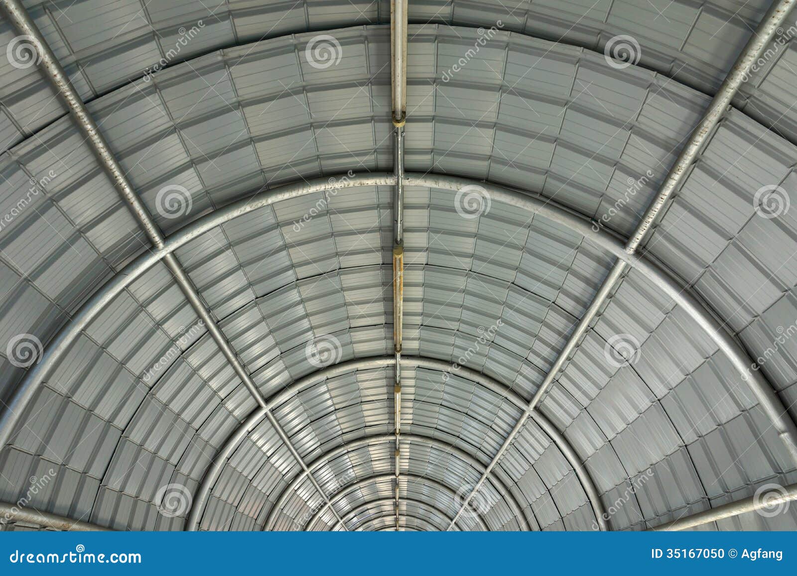 Metal curve roof structure stock photo. Image of background - 35167050