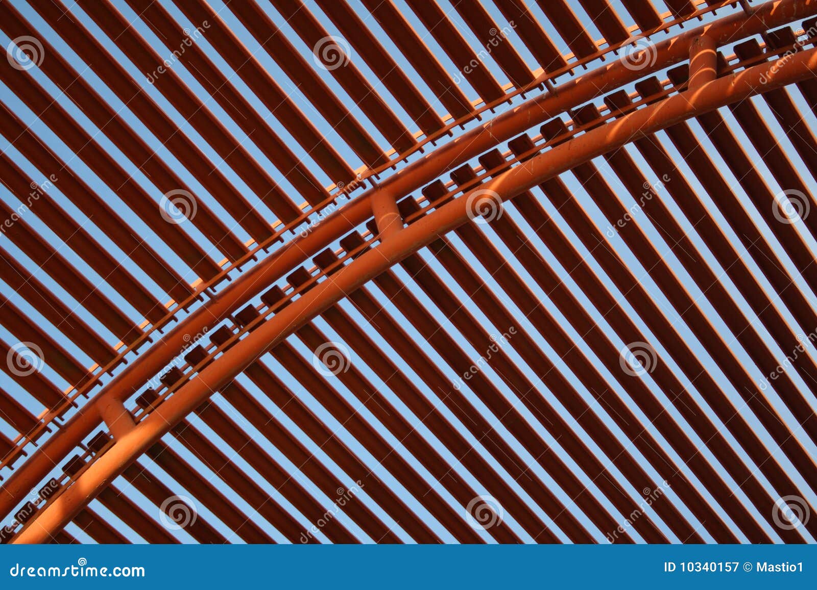 Metal curved stock image. Image of details, structure - 10340157