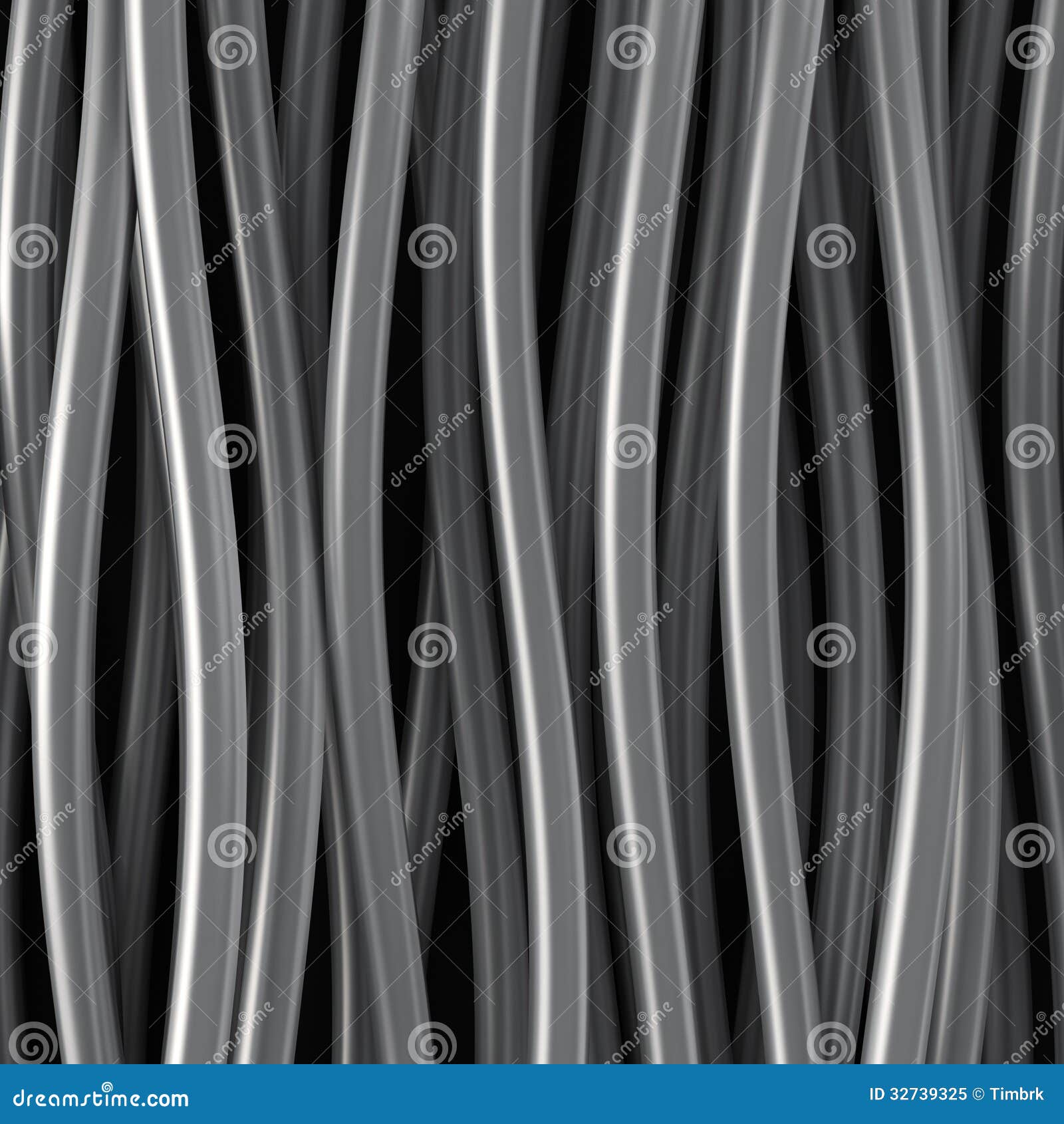 Metal curves stock illustration. Illustration of render - 32739325