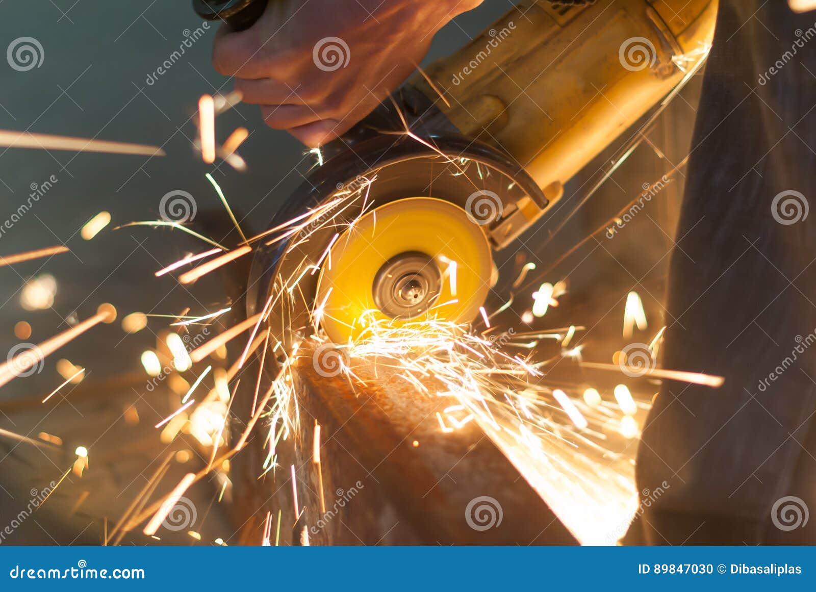 Metal Cuts the Cutting Tool. Stock Photo - Image of emery, power: 89847030