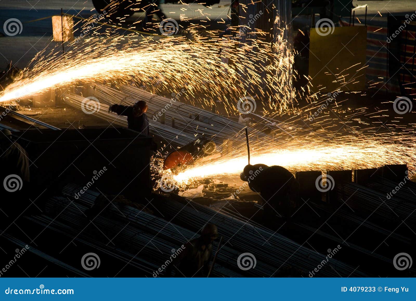 Metal cutting stock image. Image of orange, fire, cutting - 4079233