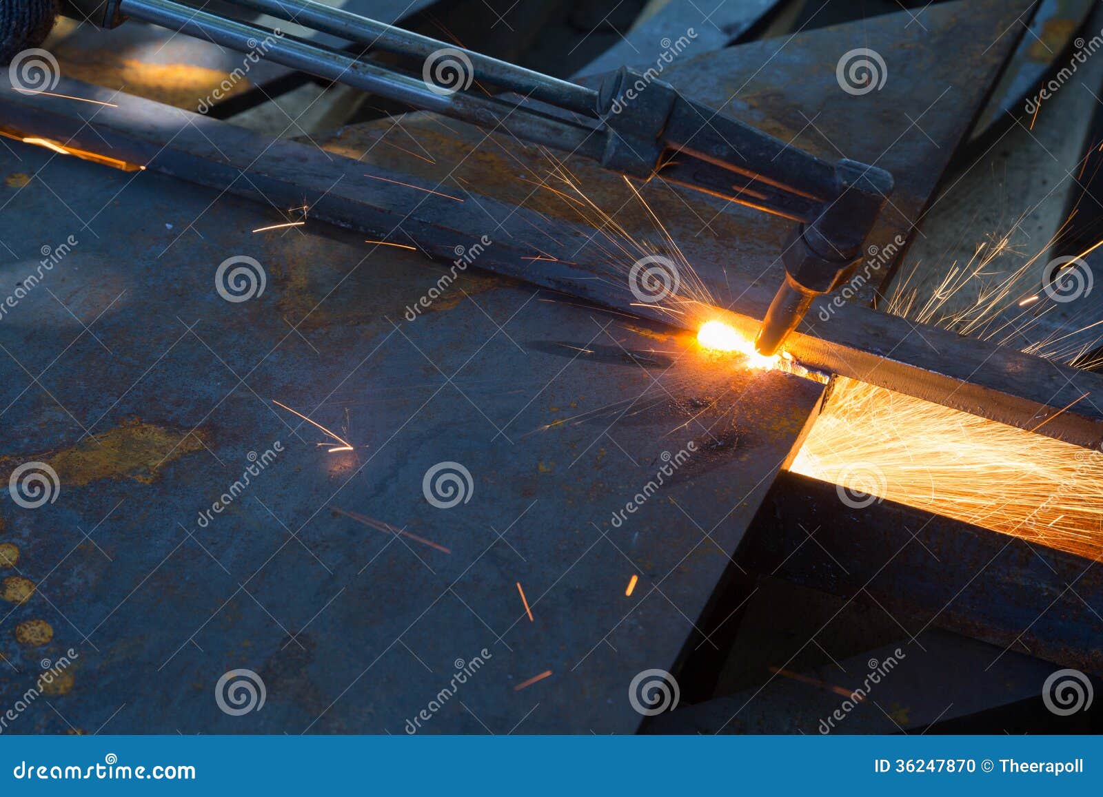 Metal cutting stock photo. Image of occupation, profession - 36247870