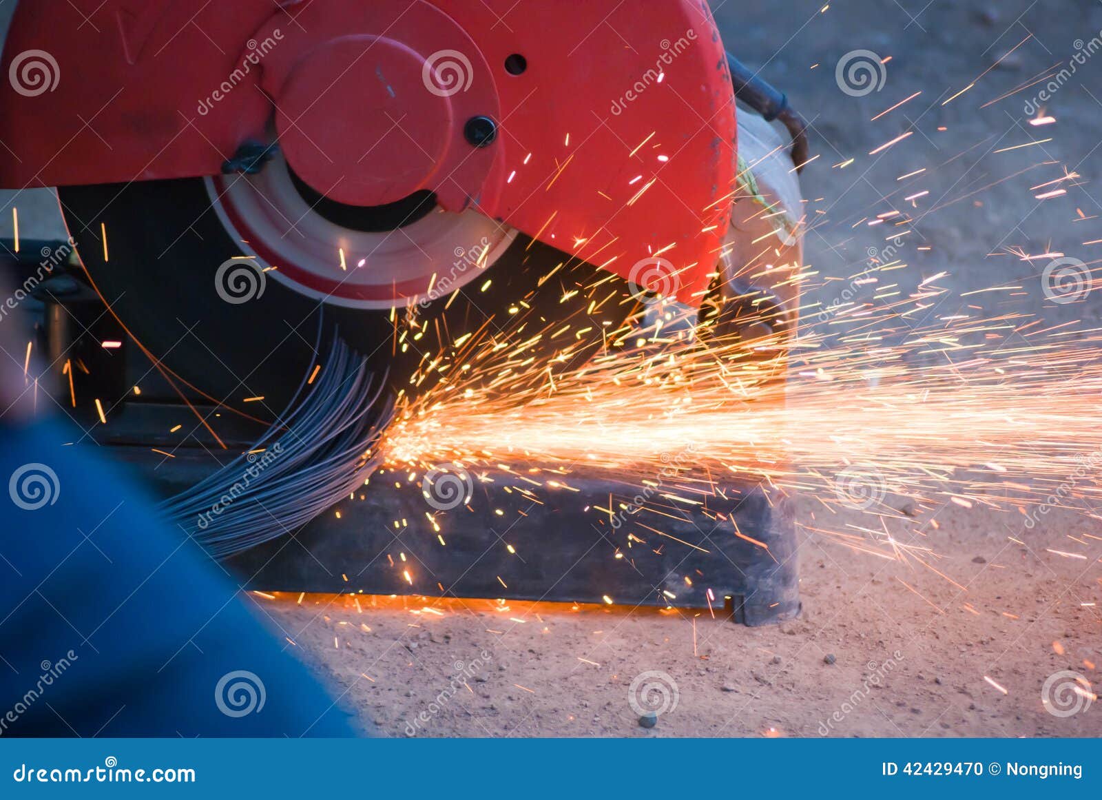 Metal cutting stock photo. Image of manual, blade, power - 42429470