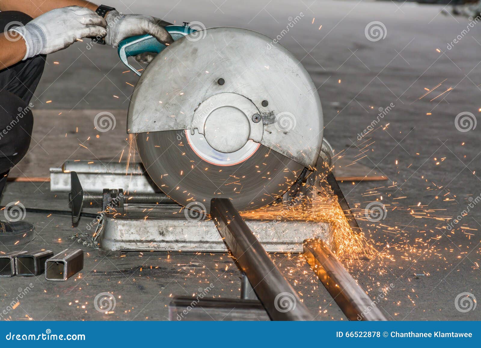 Metal cutting machines stock photo. Image of efficiency - 66522878