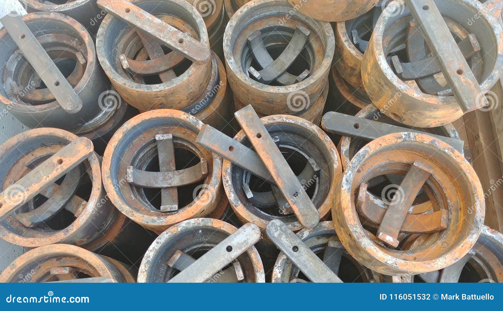 Metal Cylinders stock photo. Image of backgroundmetal - 116051532
