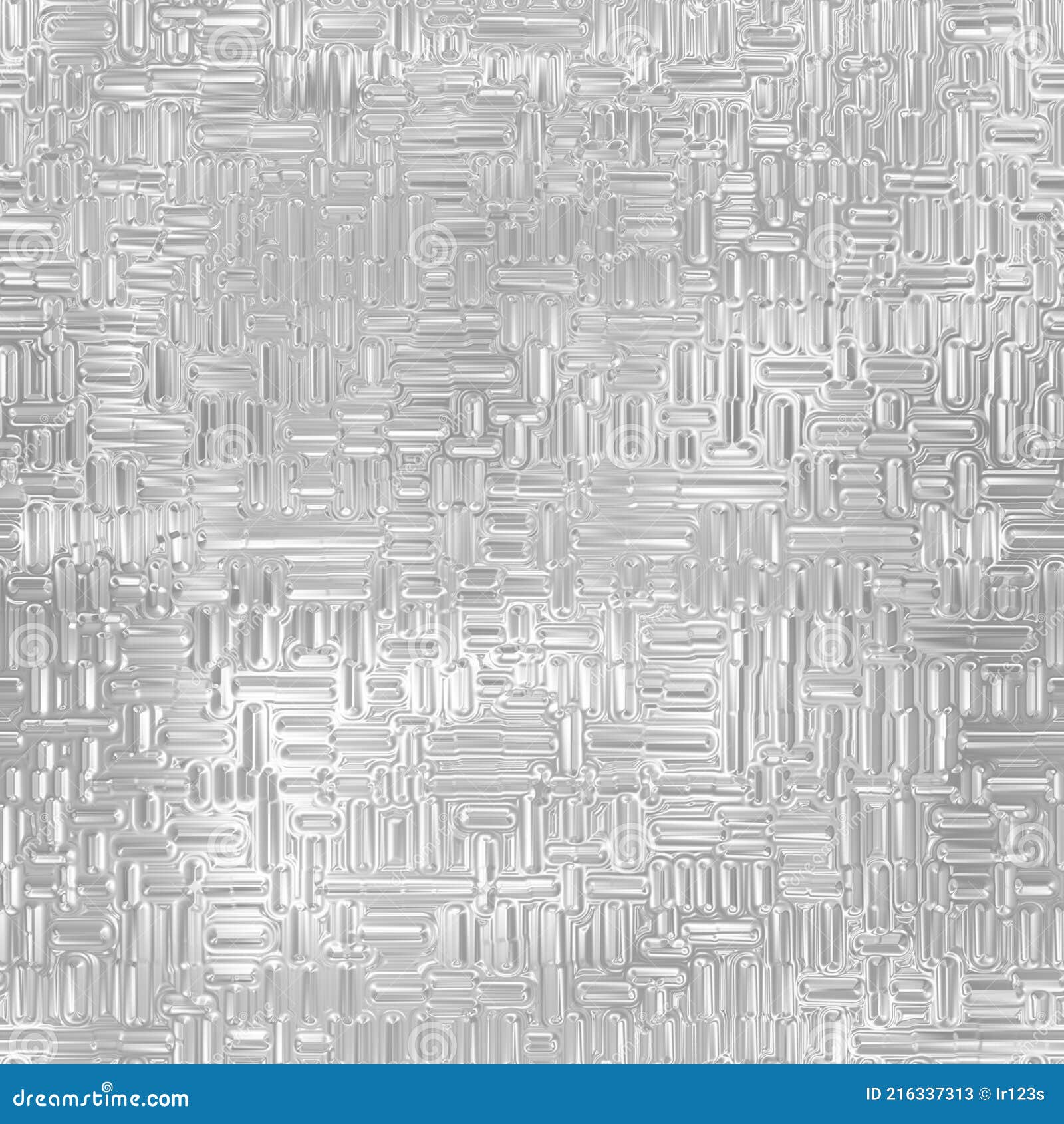 Metal 3d Seamless Texture, Silver Pattern Stock Illustration ...