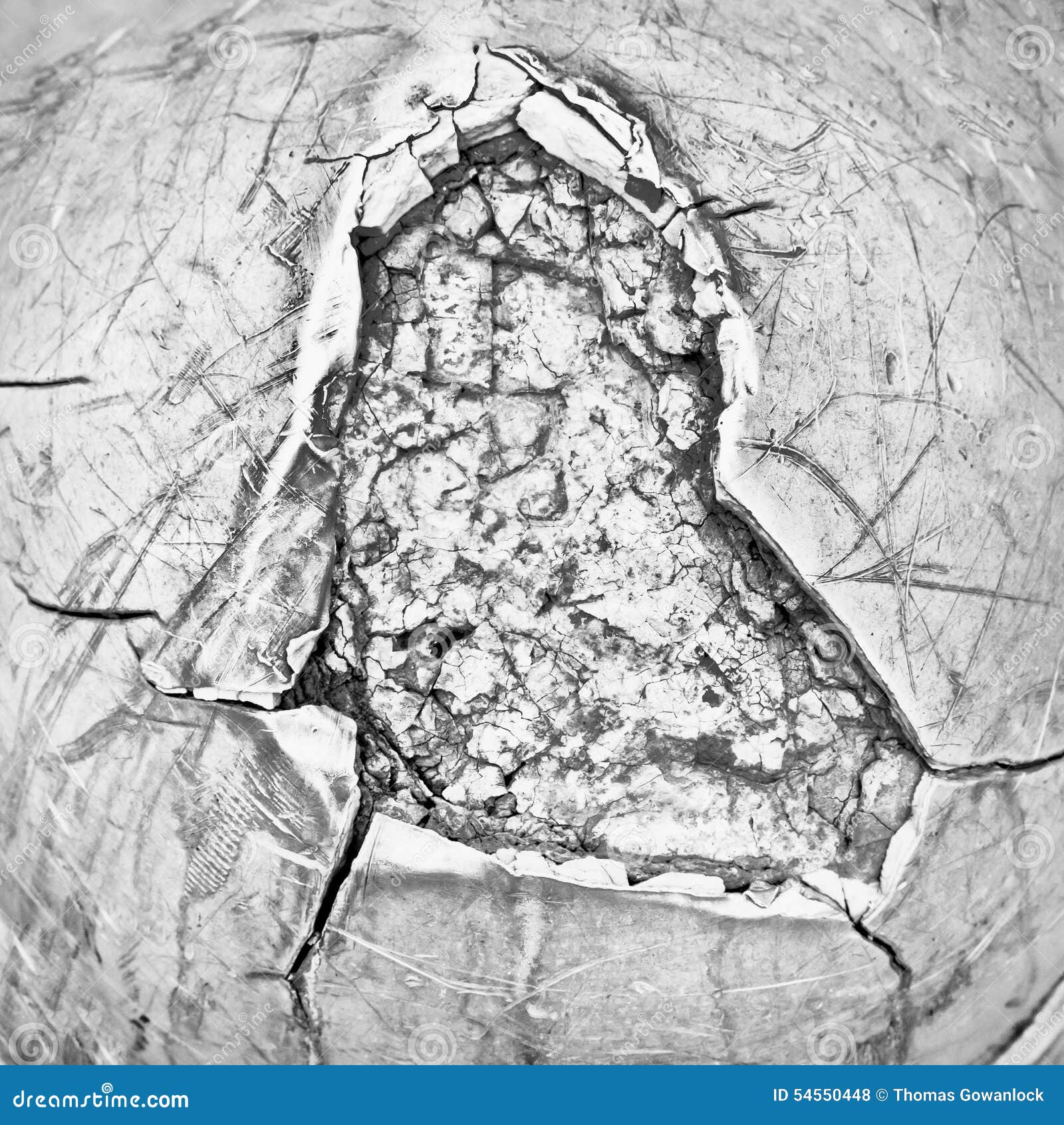 Metal danificado ilustração stock. Ilustração de ruptura - 54550448