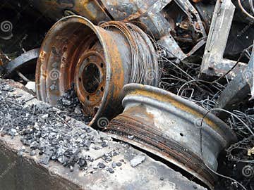 Metal Debris stock image. Image of polluting, metal, environmental ...