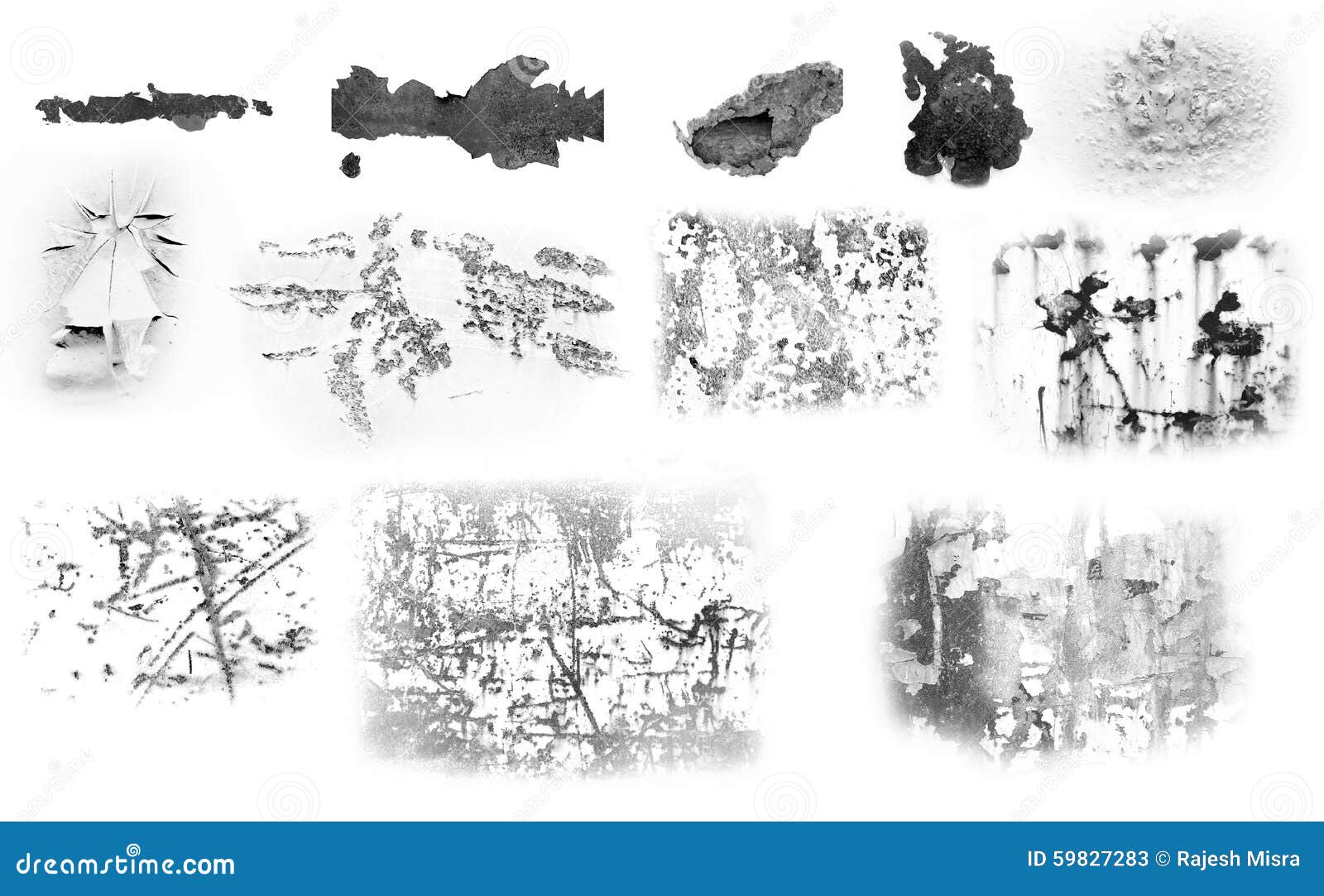 Metal decay impressions stock illustration. Illustration of metal ...