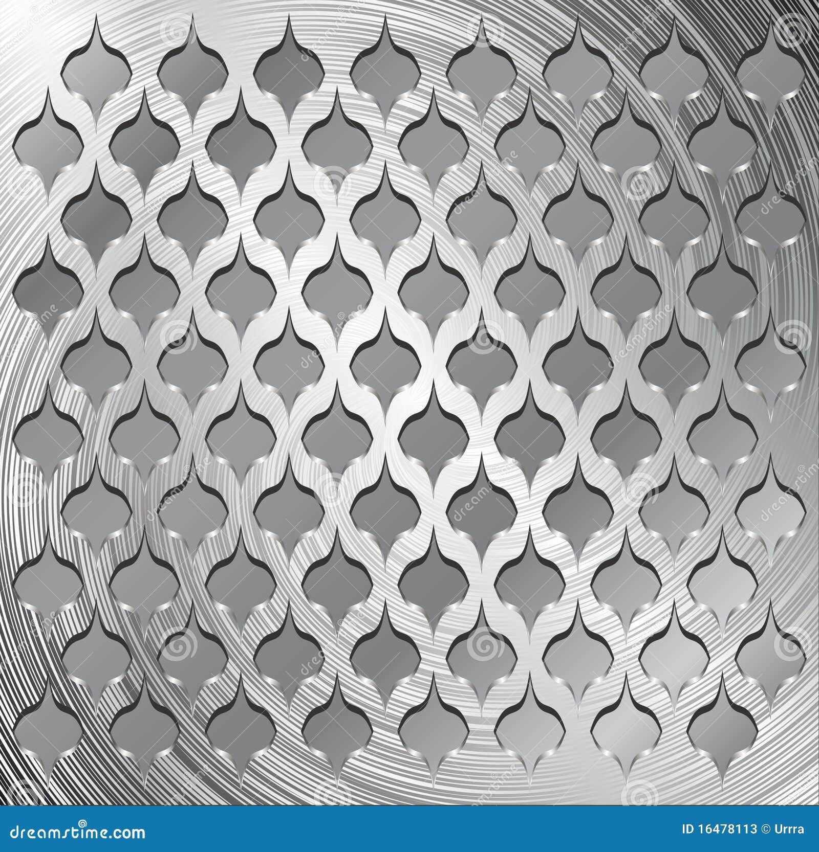 Metal decorative grid stock vector. Illustration of vector - 16478113