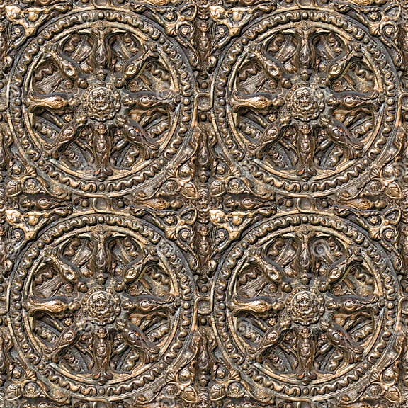 Metal decorative pattern stock photo. Image of shapes - 9076710