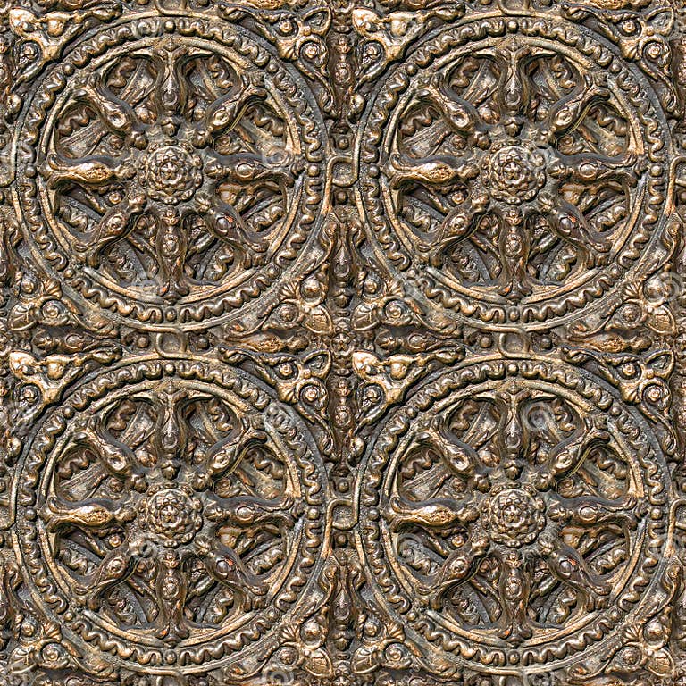 Metal decorative pattern stock photo. Image of shapes - 9076710