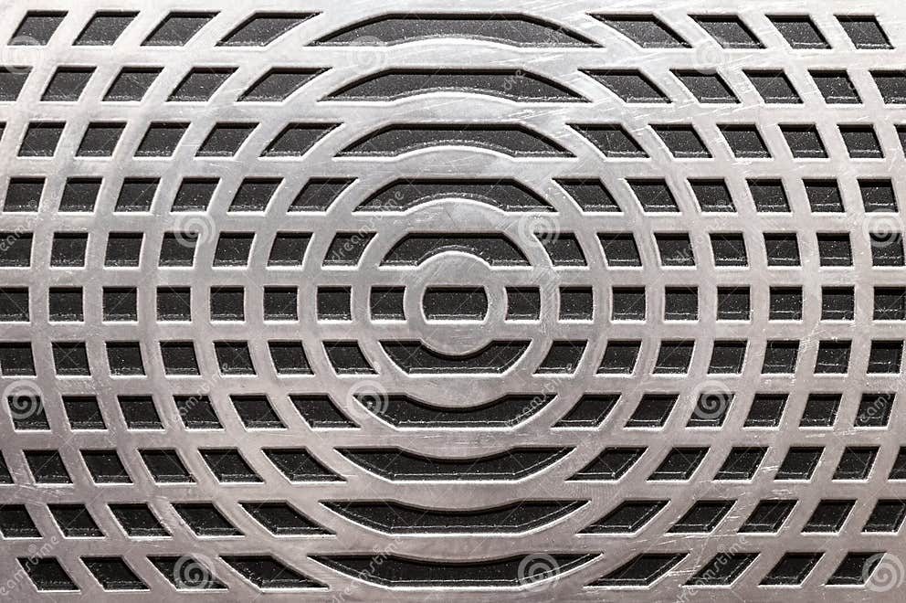 Metal Decorative Pattern on the Wall Stock Image - Image of pattern ...