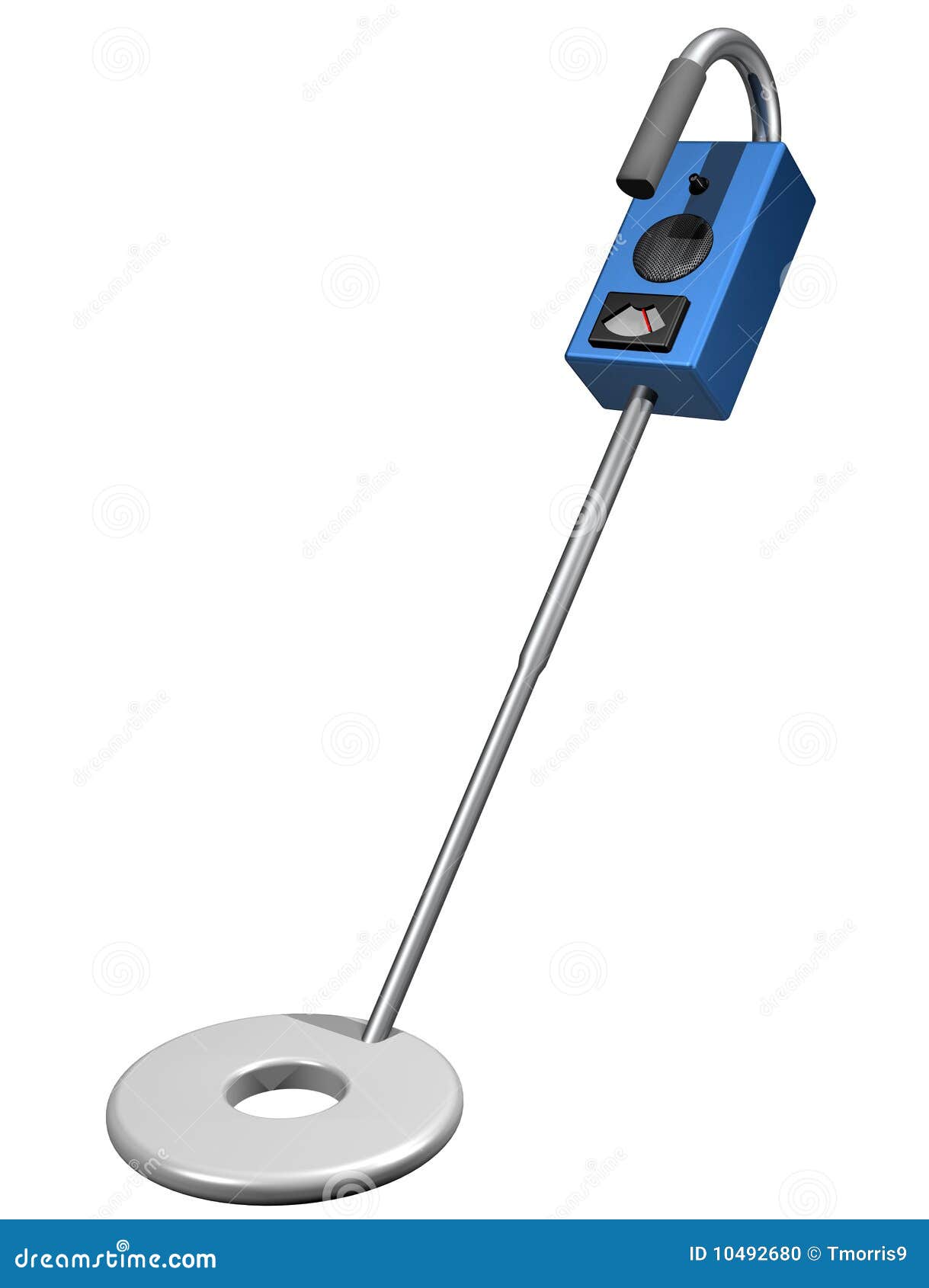 Metal Detector stock illustration. Illustration of gold - 10492680