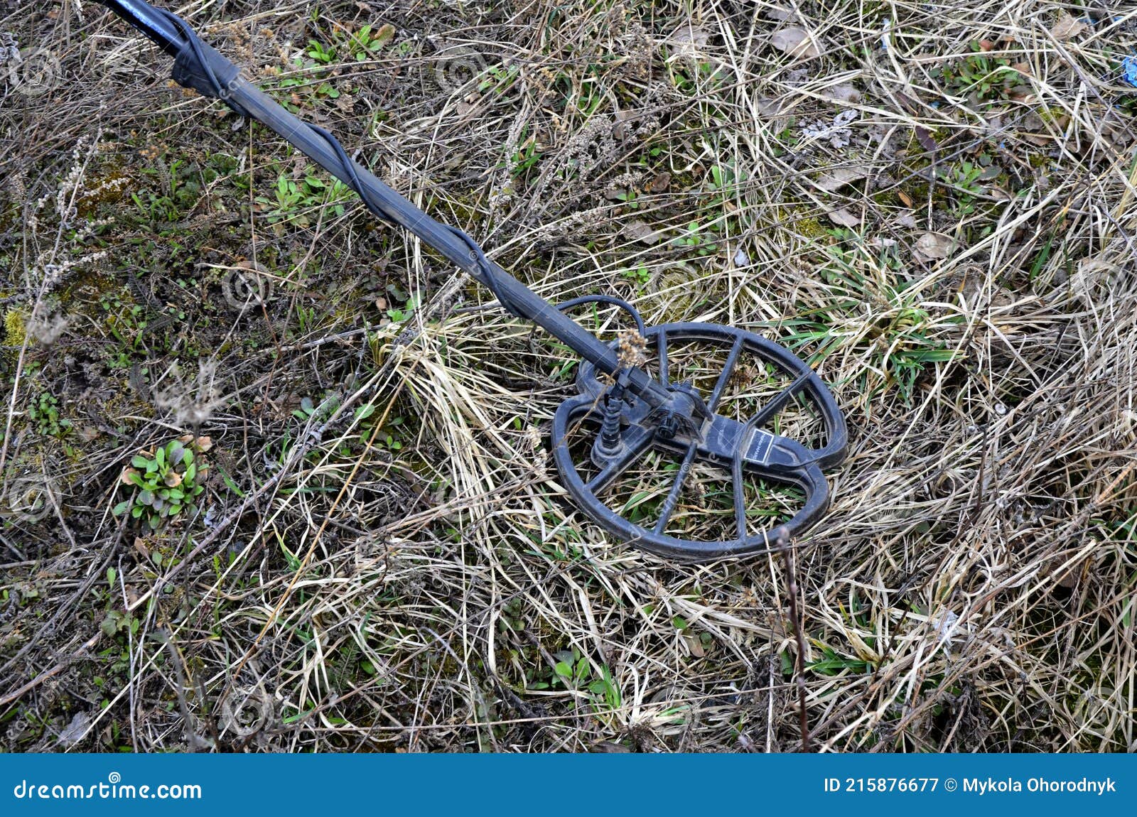 Metal Detector in the Field Ready To Work Editorial Photography - Image ...
