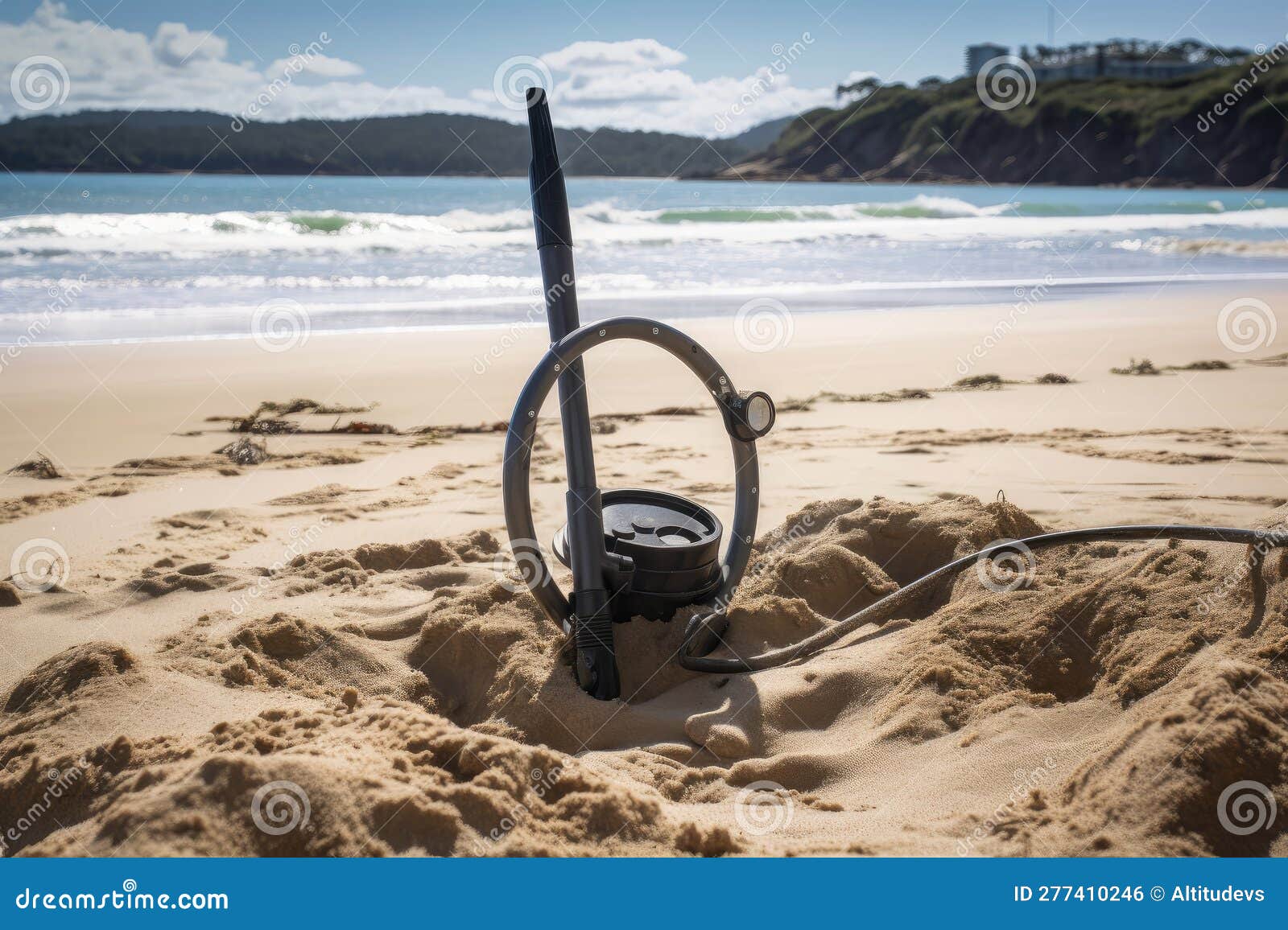 Metal Detectorist Cartoon Colored Clipart Vector Illustration ...