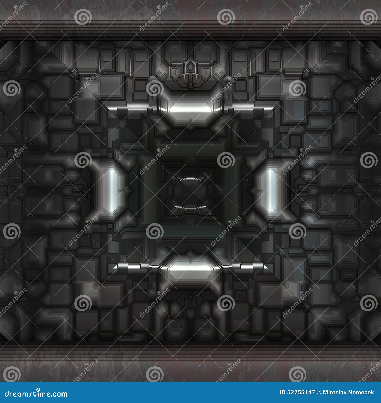 Metal device texture stock illustration. Illustration of mechanic ...