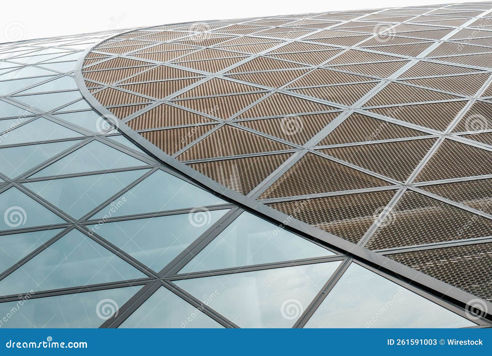 Metal Diagonal Frame on a Grid. Modern Architectural Design Stock Image ...
