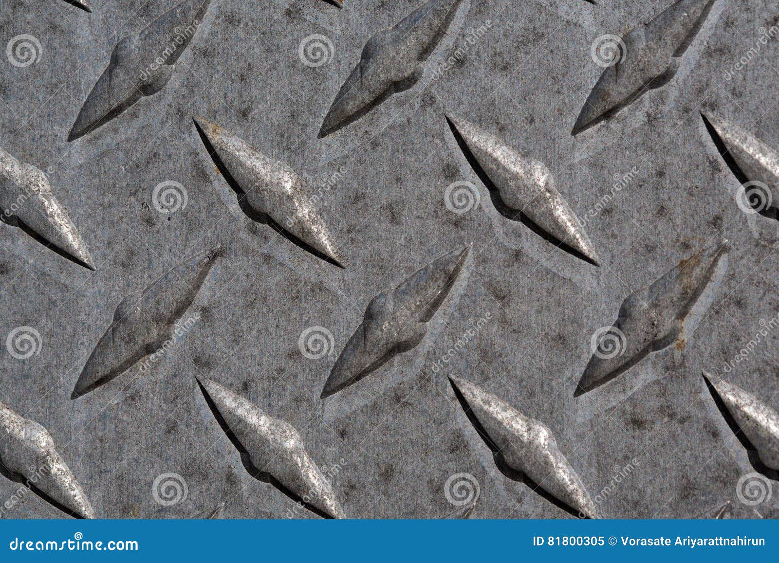 Metal Diamond Plate Pattern and Background Seamless Stock Image - Image ...