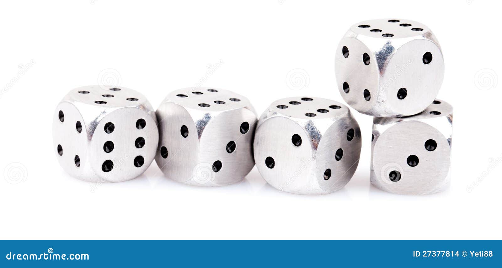 Metal dice stock photo. Image of finances, copper, craps - 27377814