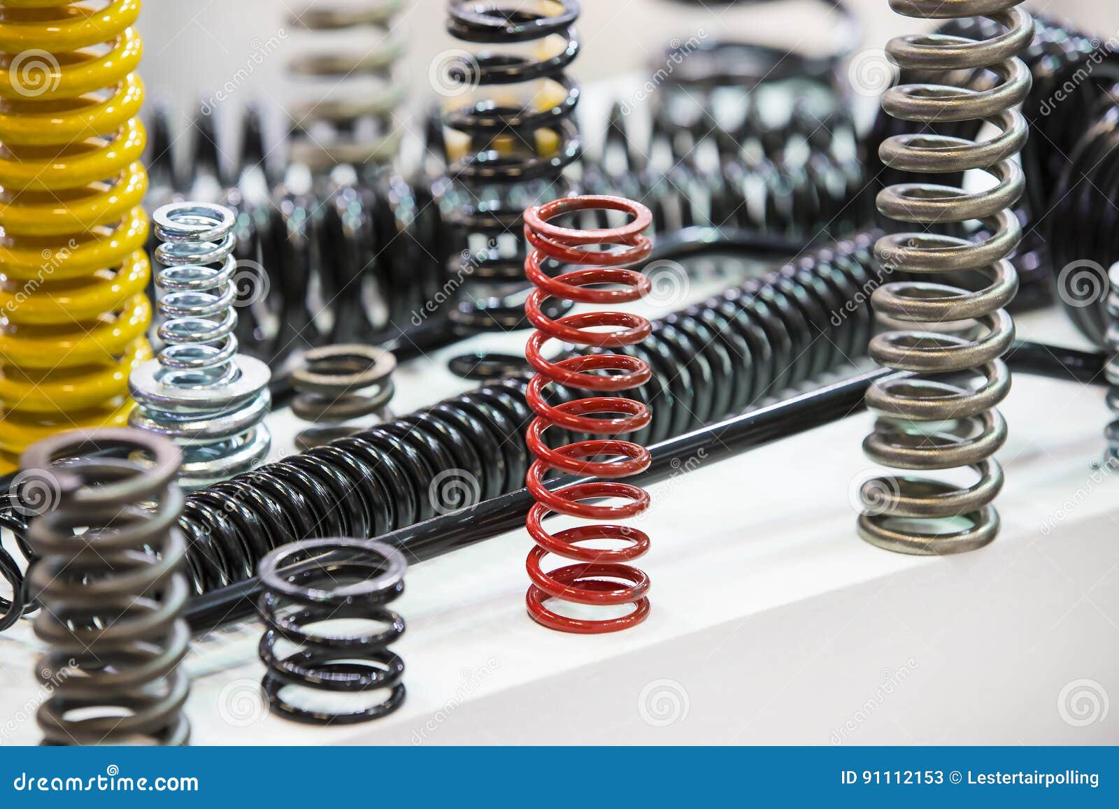 Metal of Different Sizes Car Springs Stock Image - Image of object ...