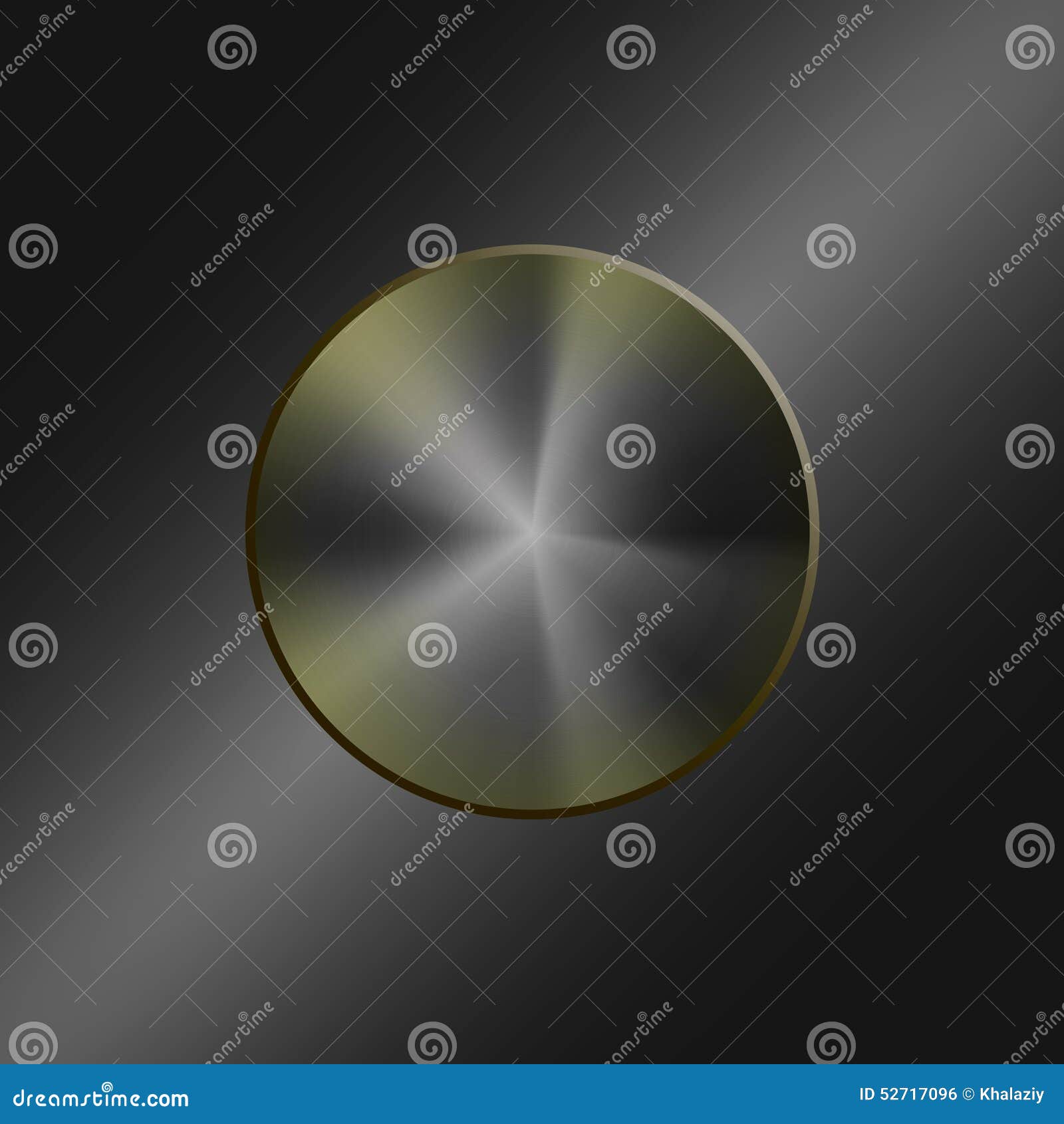 Metal disk stock vector. Illustration of design, disk - 52717096