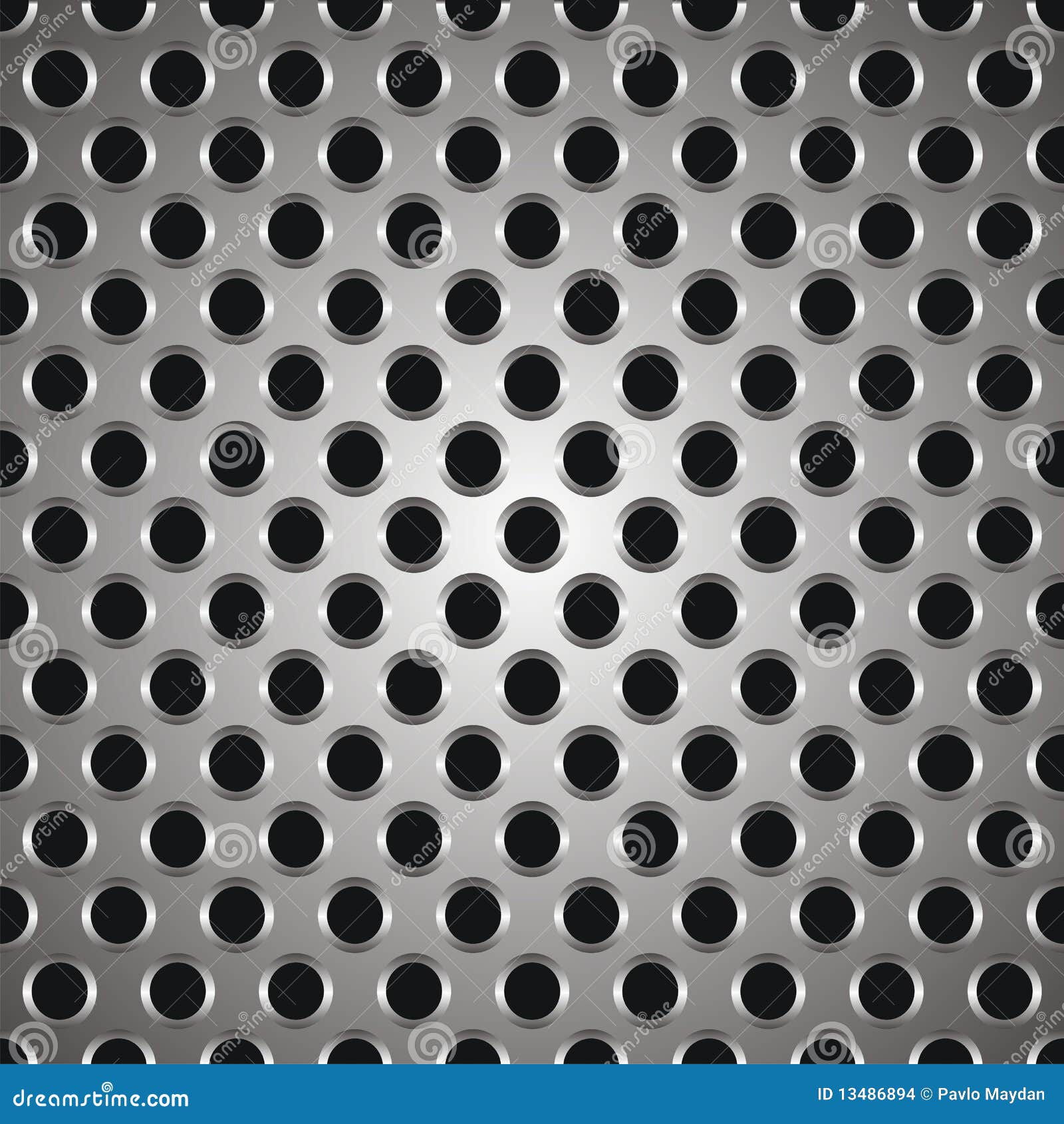Metal dots texture stock vector. Illustration of industrial - 13486894