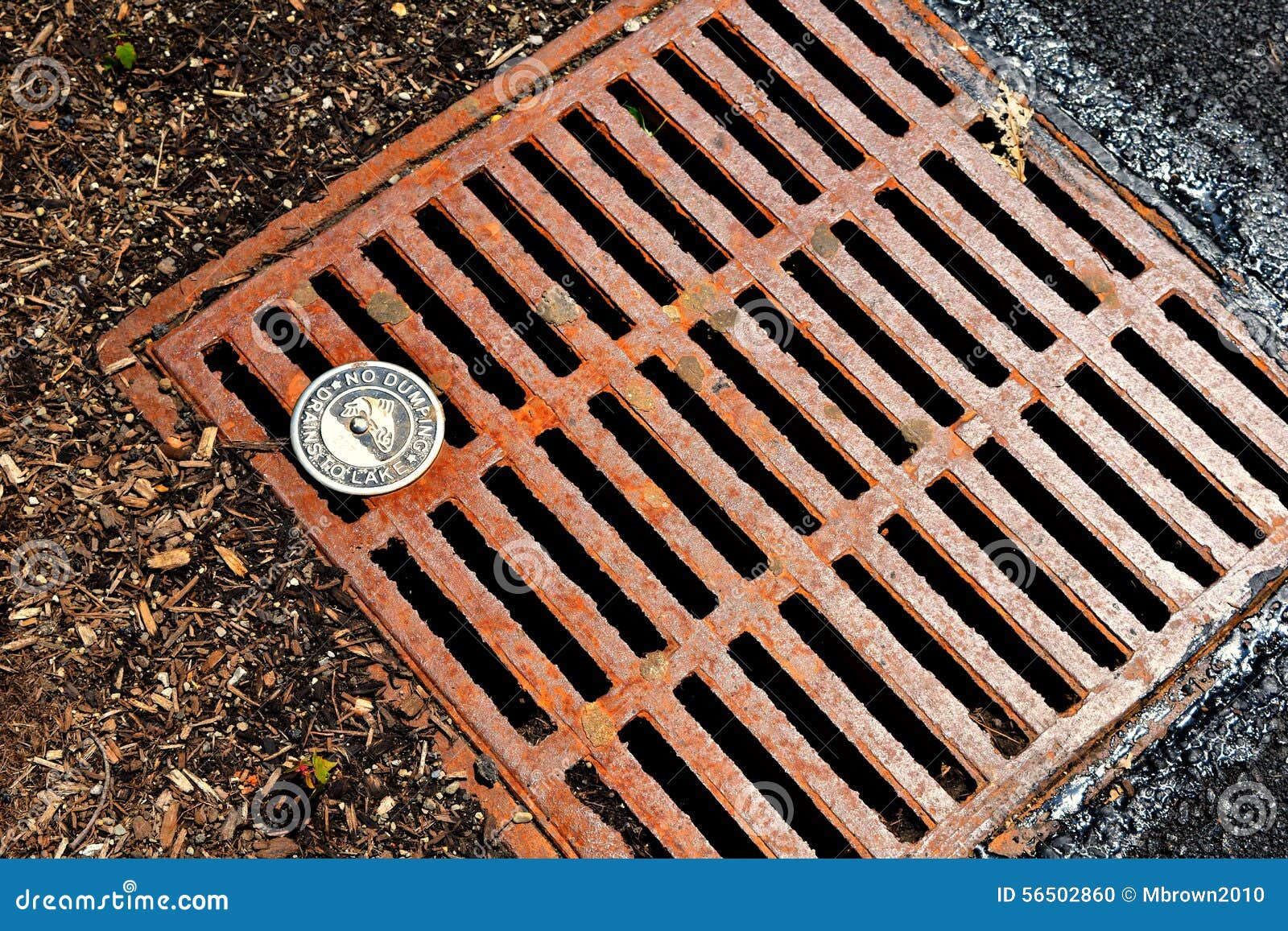 Metal Drain/Sewer stock photo. Image of outside, gaps - 56502860