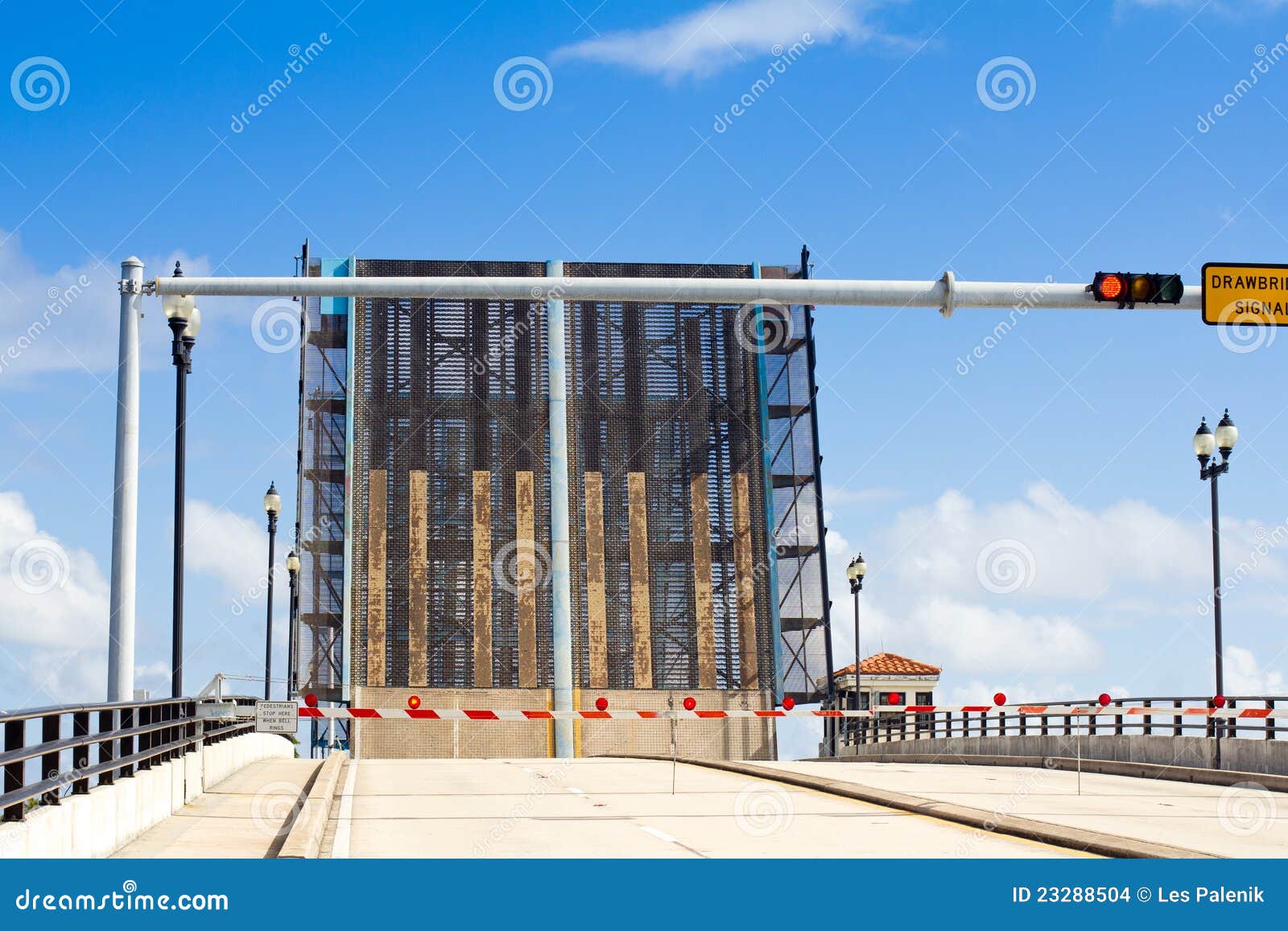 Metal Draw bridge stock photo. Image of light, lamp, bridge - 23288504